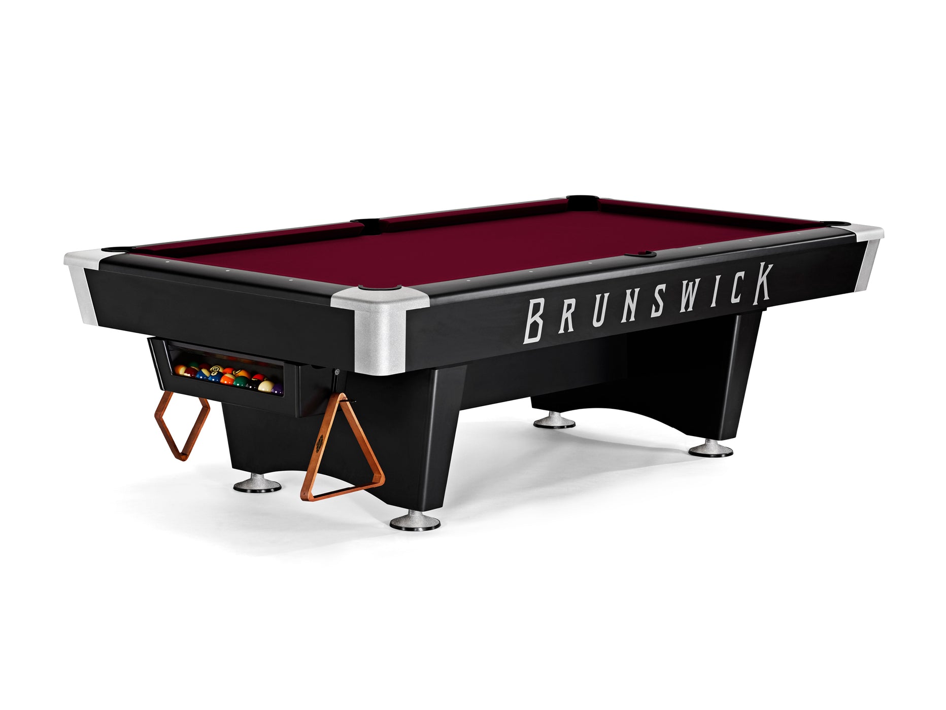 Brunswick Black Wolf 8' Pro Pool Table — Billiards.com, Inc