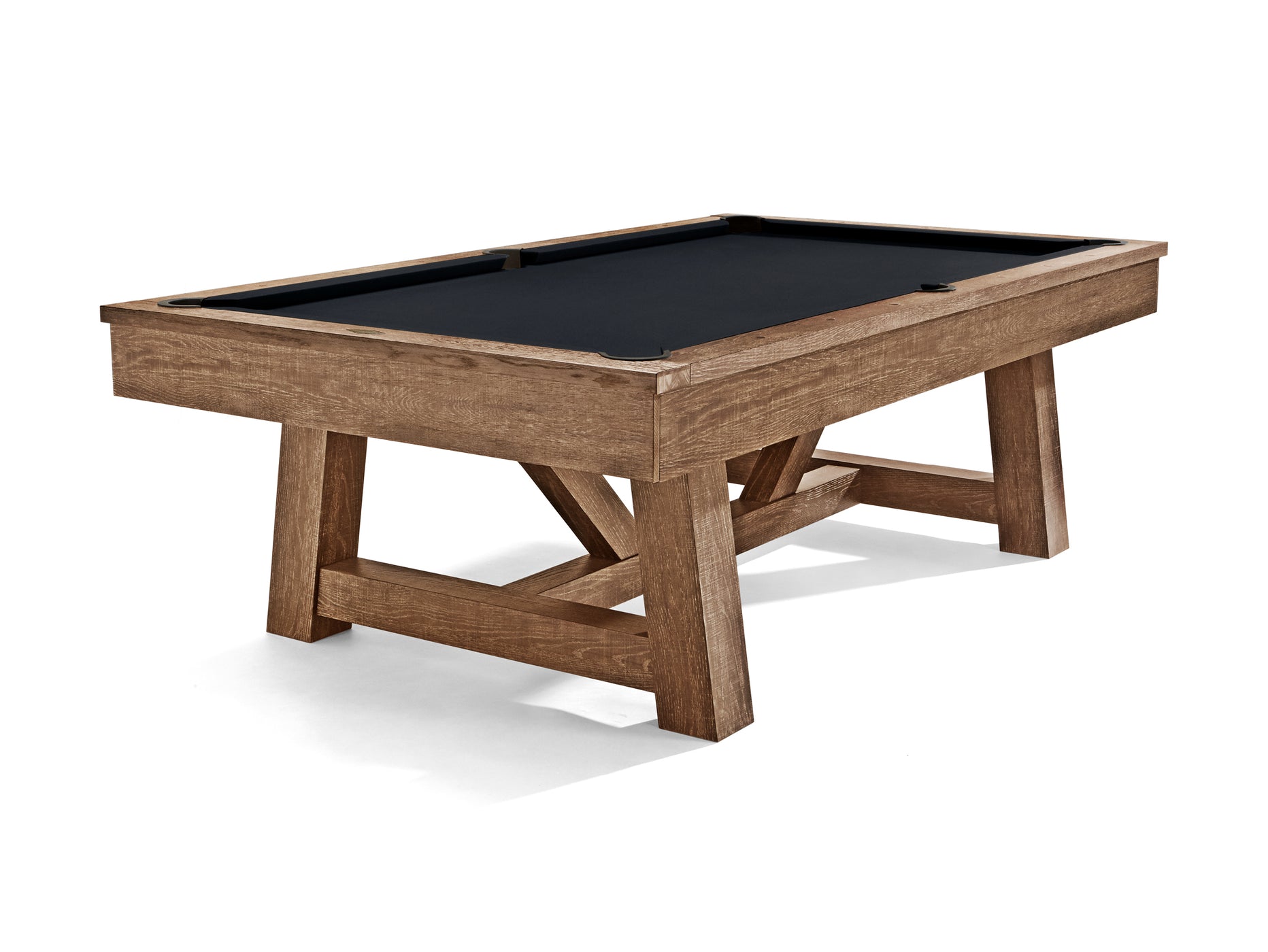 Brunswick Botanic Pool Table - Rustic Dark Brown — Billiards.com, Inc