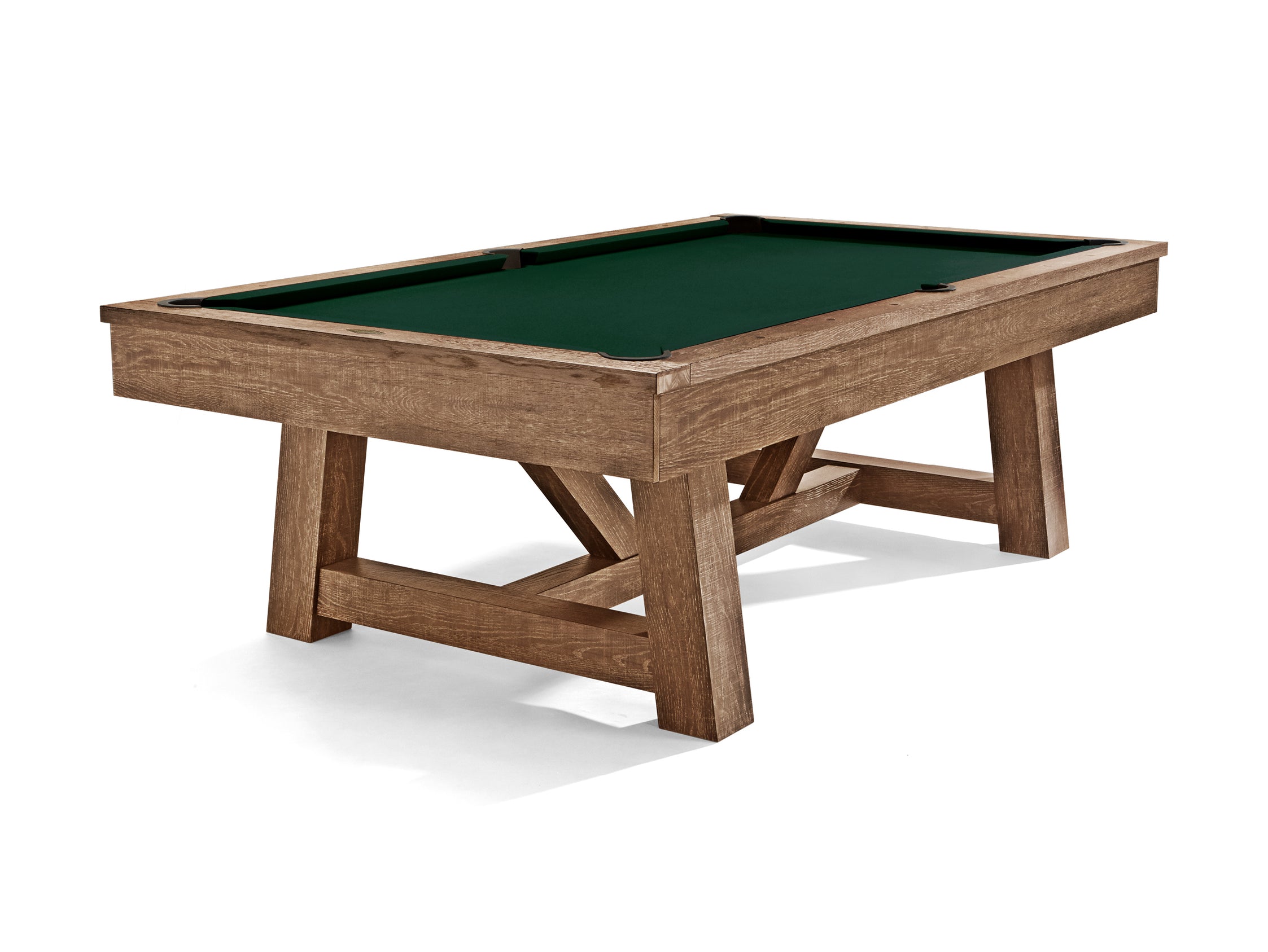 Brunswick Botanic Pool Table - Rustic Dark Brown — Billiards.com, Inc