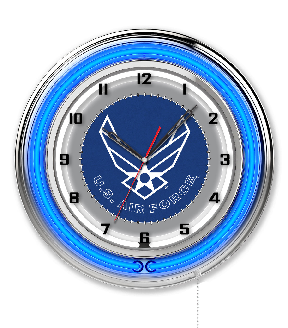 Military Licensed 19" Neon Clock — Billiards.com, Inc