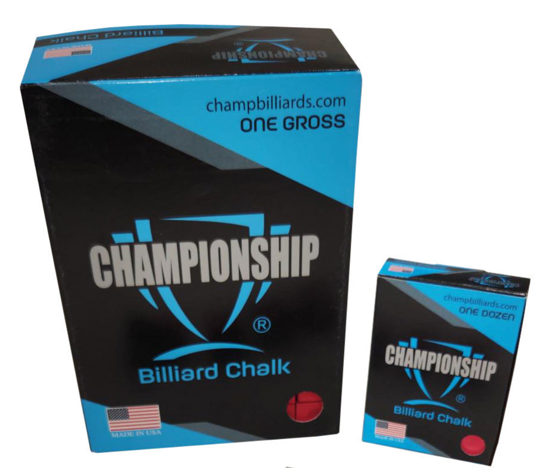 Championship Billiard Chalk 12 Cubes — Billiards.com, Inc