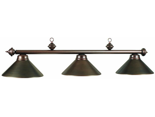 Ram Gameroom Products Metallic 3-Lamp Bar Pool Table Light — Billiards ...